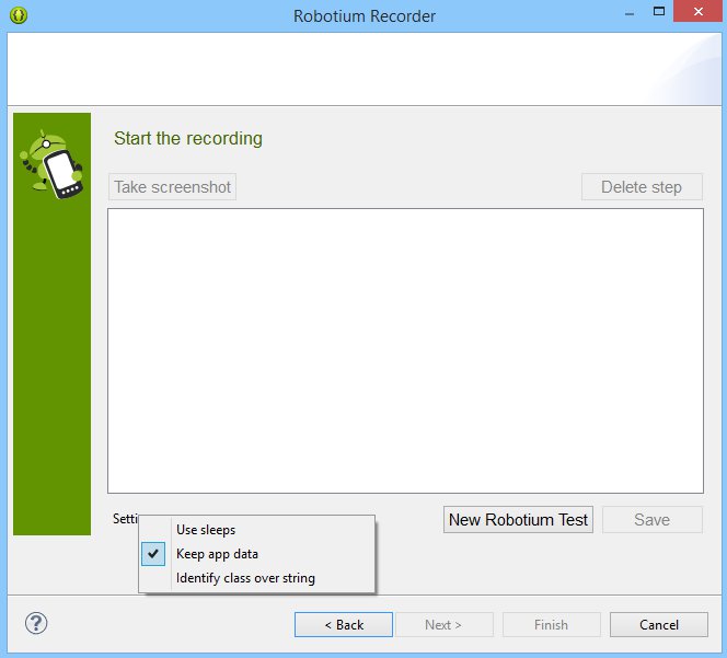 How to record your Android Tests with Robotium Recorder