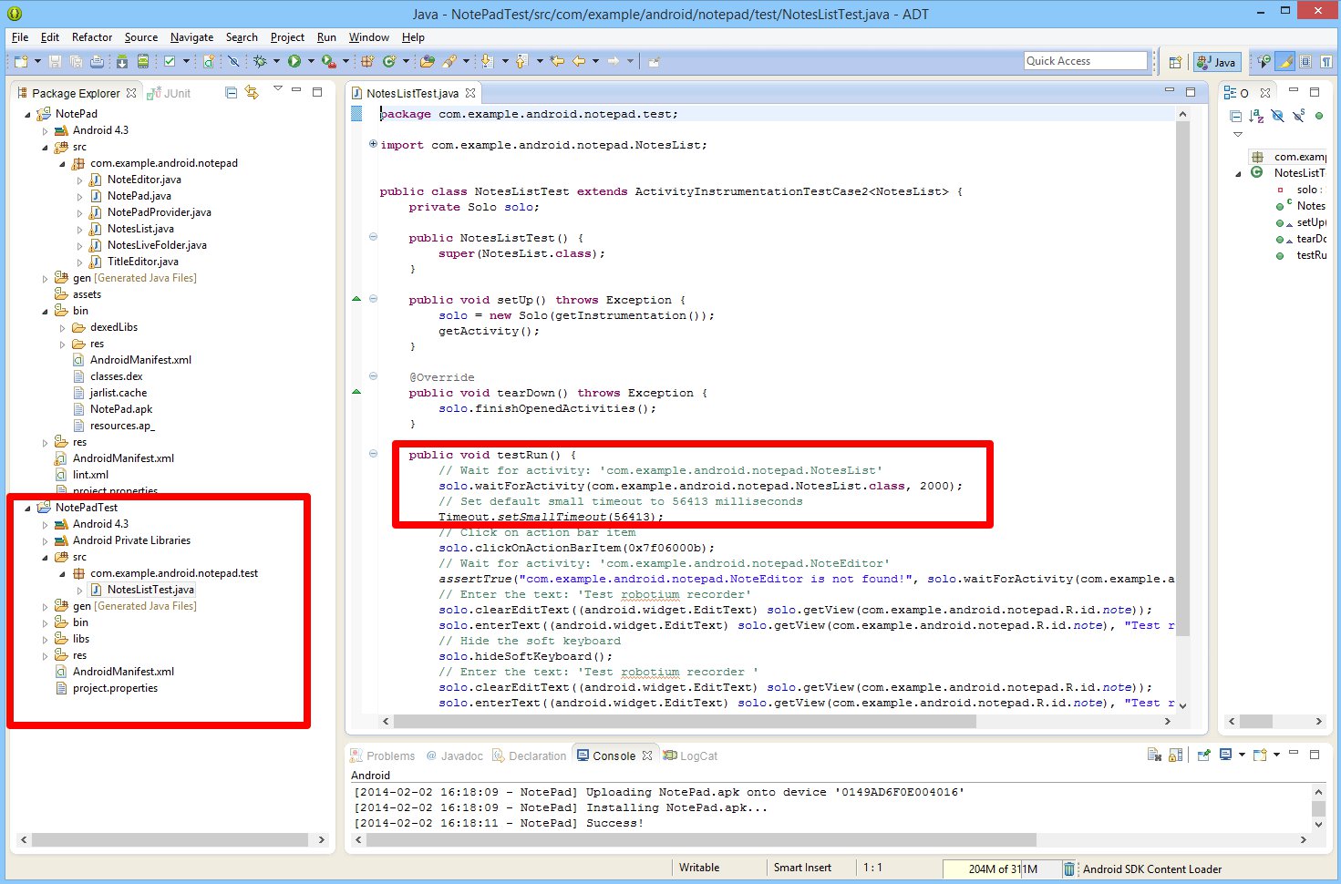 How to record your Android Tests with Robotium Recorder